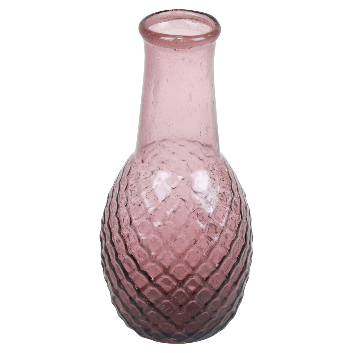 Floristik24.sk Mini váza Fialová sklenená váza Váza na kvety Sklenené ...